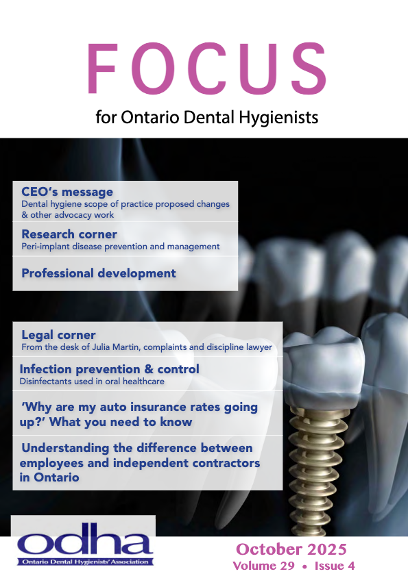FOCUS October Issue 2025 - ODHA Publications